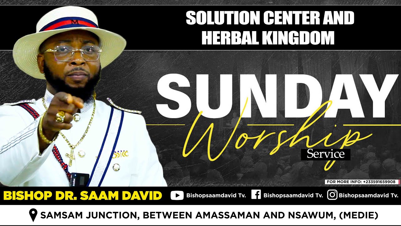Supernatural encounter Sunday service with Bishop Dr Saam David- 7/1 ...