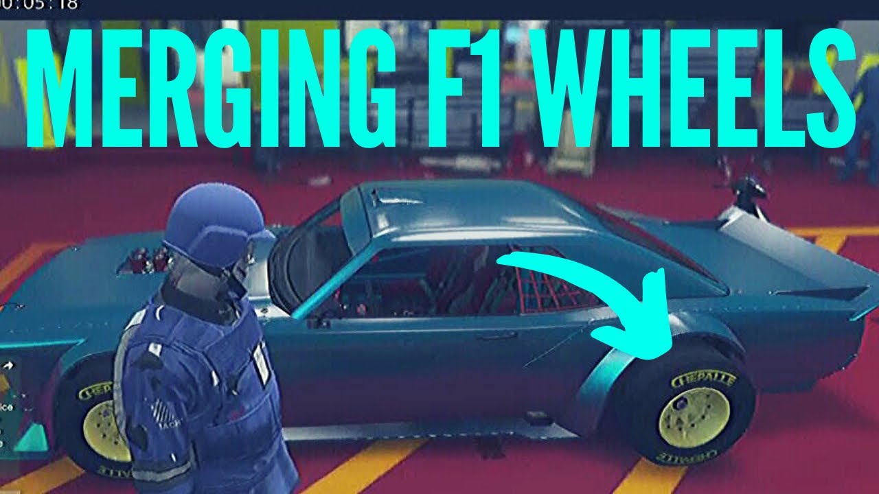MERGING F1 WHEELS ON CARS LIVESTREAM FAGGIO SPORT METHOD PS4 - YouTube
