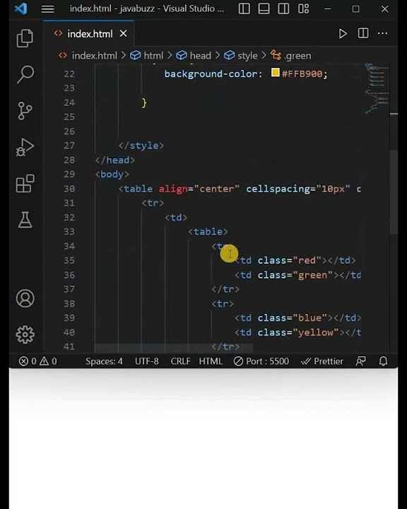 How to make Microsoft Logo | HTML | CSS | JAVABUZZ | @YouTube | @Youtube shorts - YouTube