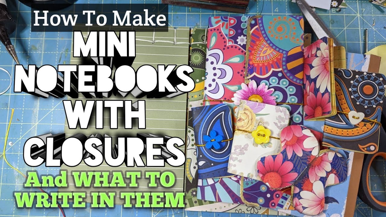How to Create MINI NOTEBOOKS & HOW TO USE THEM (Amazing List at the End ...
