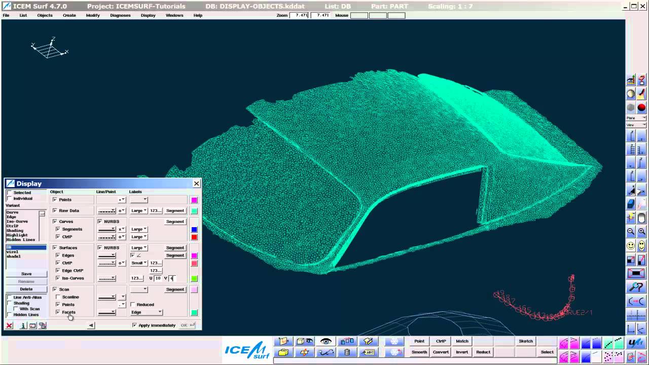 ICEM Surf Tutorial: Displaying Models in ICEM Surf - YouTube