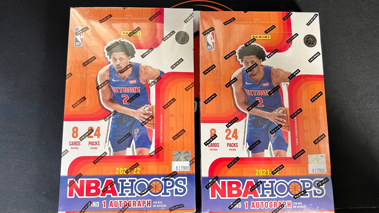 2021-22 NBA Hoops Hobby Boxes - YouTube