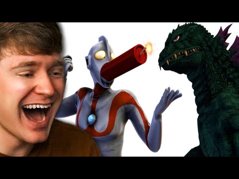 Reacting to GODZILLA vs ULTRAMAN but its HILARIOUS!
