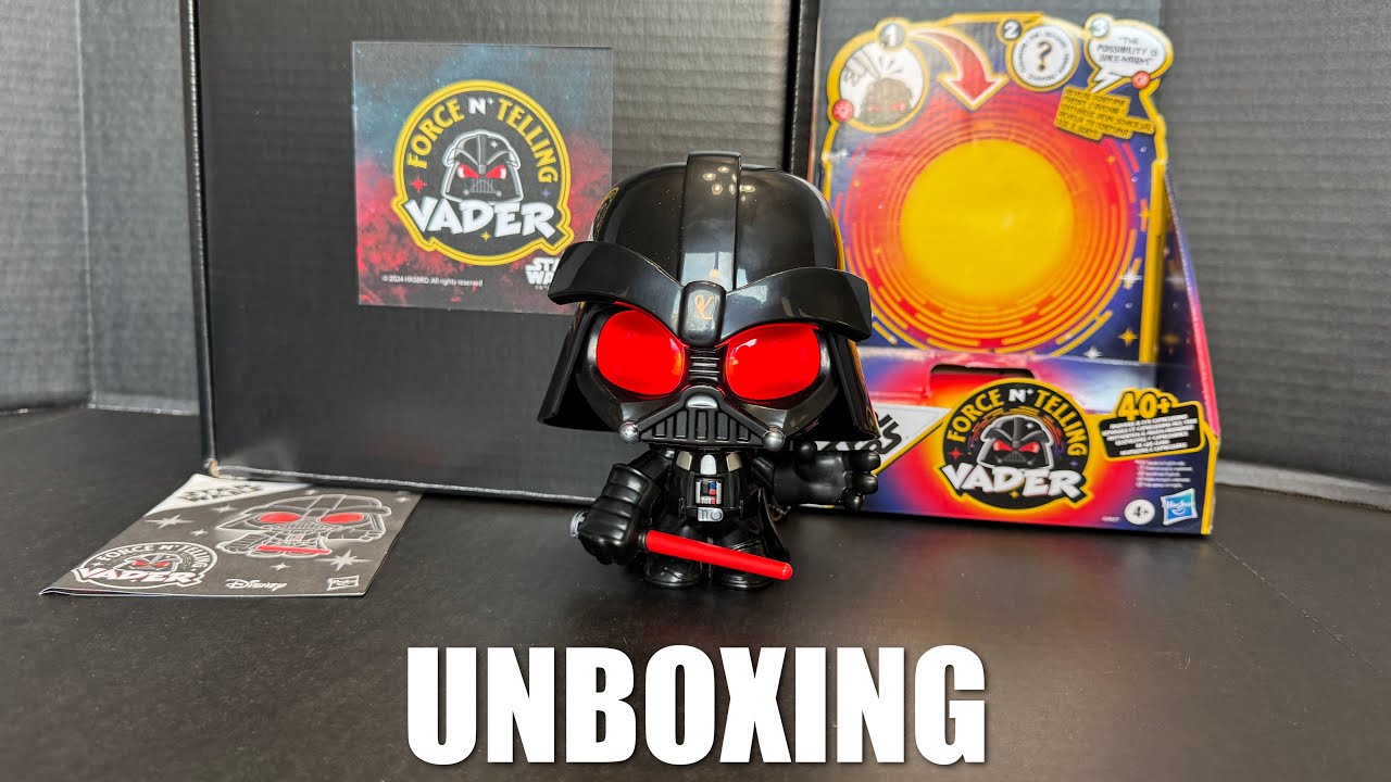 First Look at Hasbro's Force N’ Telling Vader - Predicting Your Future with Star Wars - YouTube