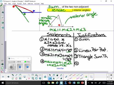 1718 Lesson 2 Angles in Triangles - YouTube