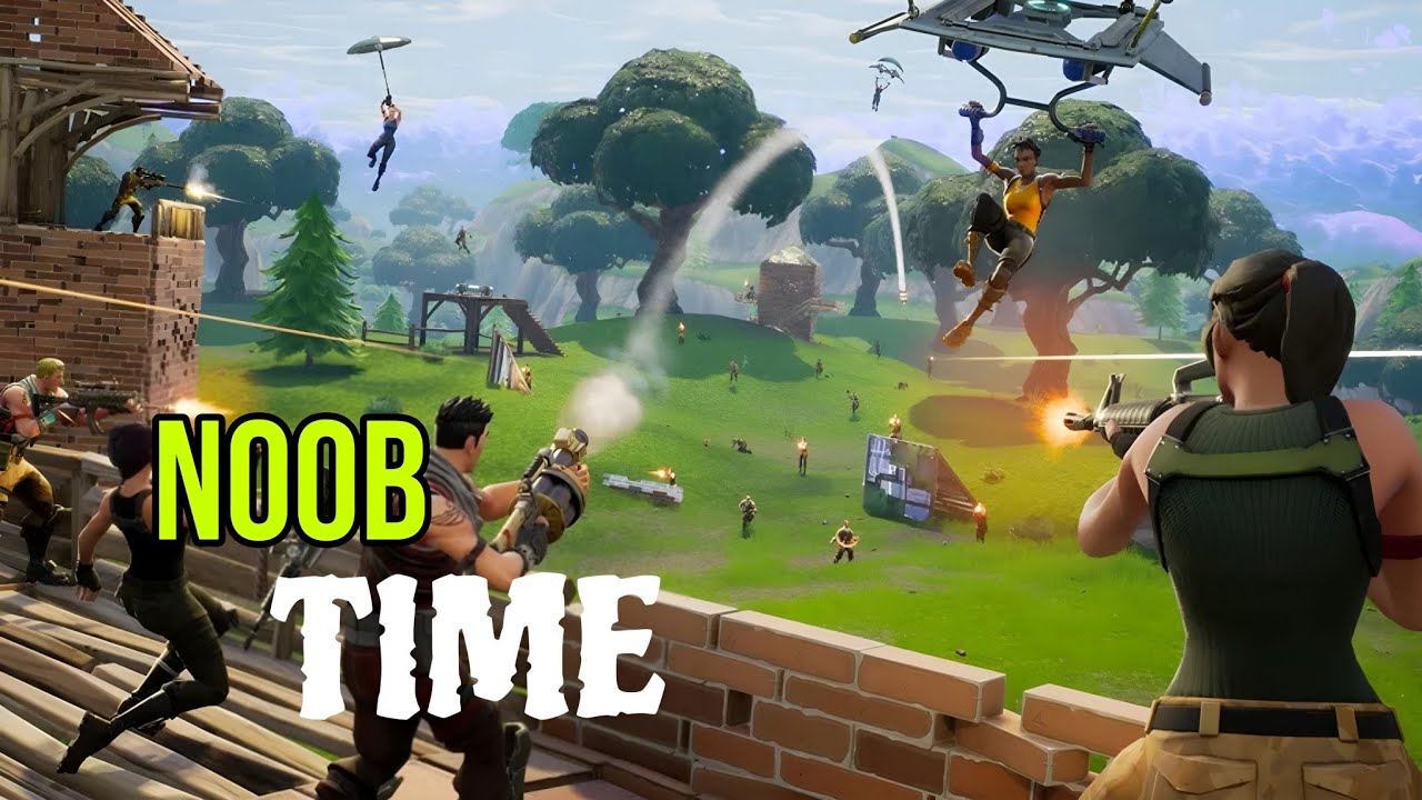 Fortnite noob time - YouTube