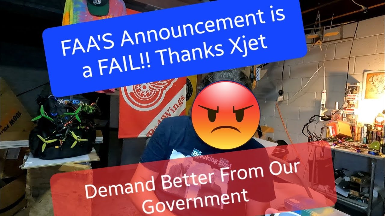 FAA'S announcement is a FAIL!! Thanks Xjet #remoteid #drone #Xjet # ...