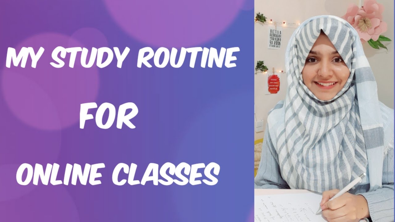 Study routine | Manage your time for online studies - YouTube