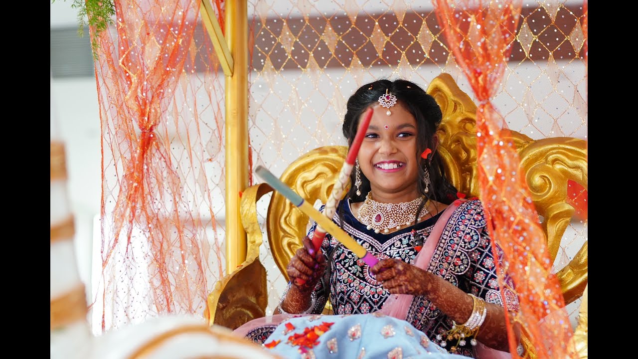 Roshini-HalfSaree-function-Aug-18 - YouTube