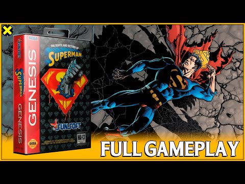𝐓𝐇𝐄 𝐃𝐄𝐀𝐓𝐇 𝐀𝐍𝐃 𝐑𝐄𝐓𝐔𝐑𝐍 𝐎𝐅 𝐒𝐔𝐏𝐄𝐑𝐌𝐀𝐍 Full Gameplay | Sega Genesis (Mega Drive) | No Commentary