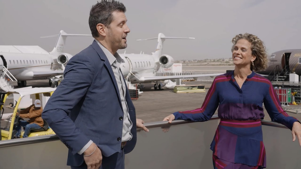 Bombardier at NBAA-BACE - Our static display - YouTube