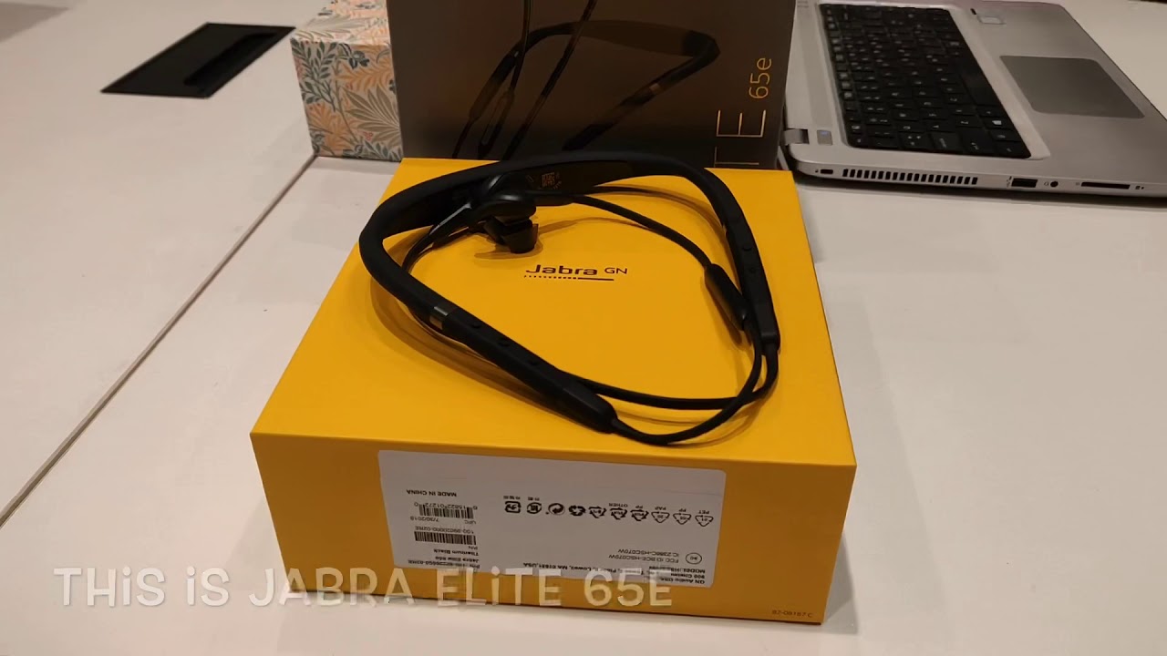 Jabra Elite 65E wireless Bluetooth headphone unboxing and quick review ...