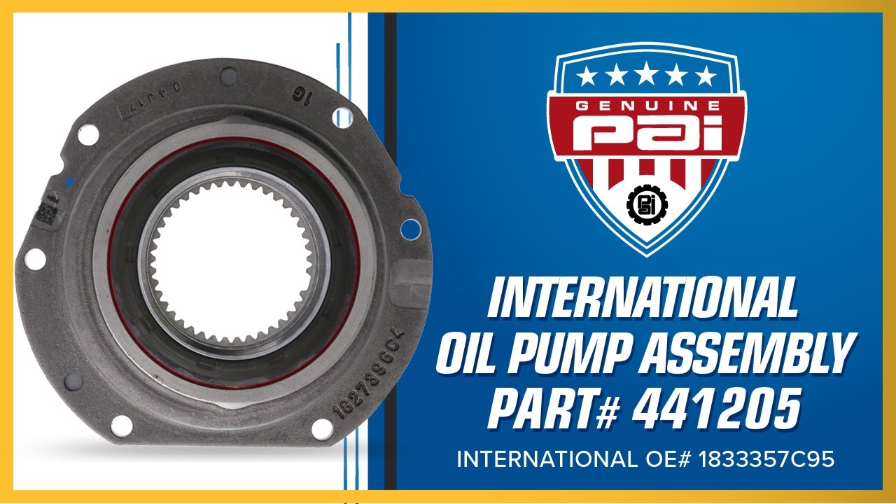 Oil Pump Assembly (PAI# 441205 | OEM# 1833357C95) - YouTube