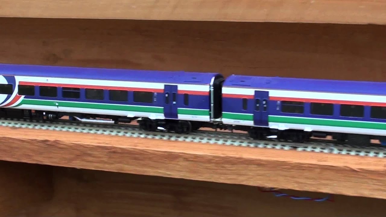 First Scotrail class 158 in the garden with DCC sound - YouTube