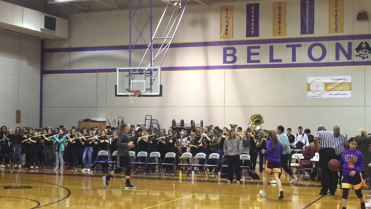 BMS/FC Basketball Game Pep Band 1/17/2019 - The HEY Song - YouTube