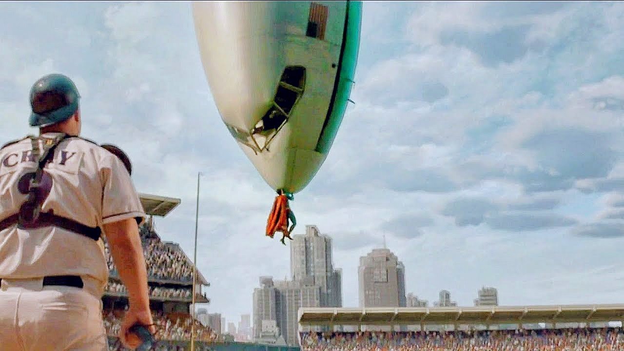 He used the SUPER STRENGTH of a GOD to hold a PLANE in mid-FLIGHT and ...