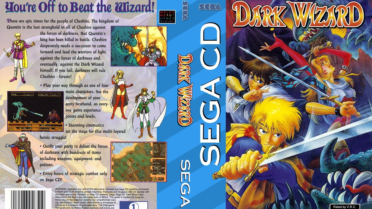 Sega CD (Mega CD) | Dark Wizard | Gameplay #sega #segacd #rpg # ...