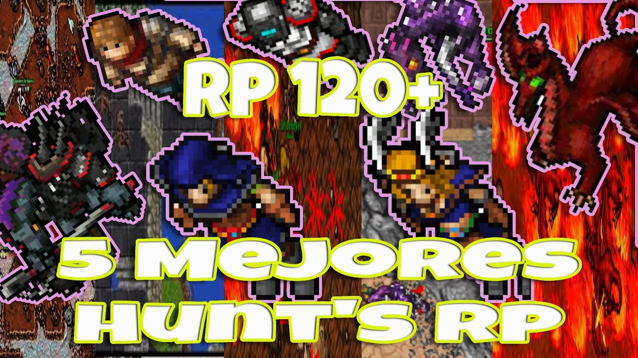 Tibia Hunt // Las 5 Mejores Zonas Para Paladin 120+ // Tibia - YouTube