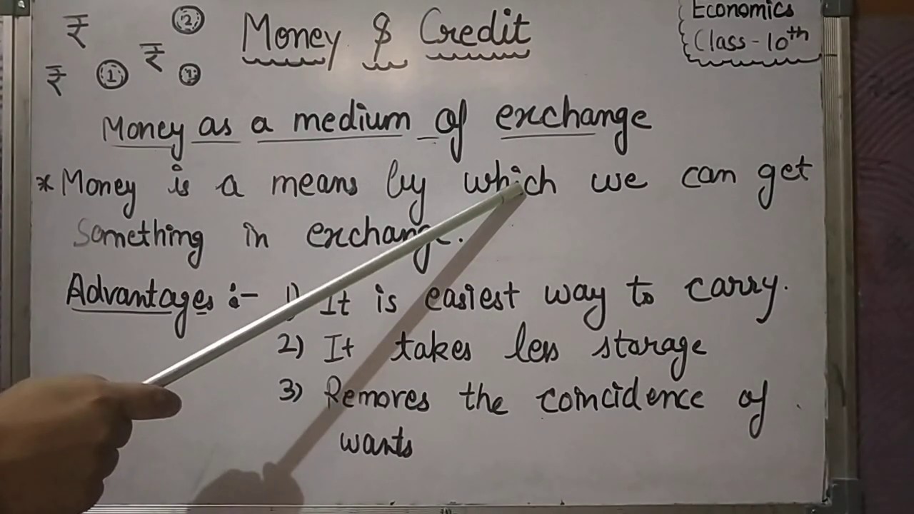 NCERT class 10 th Economics chapter -3 Money and credit - YouTube
