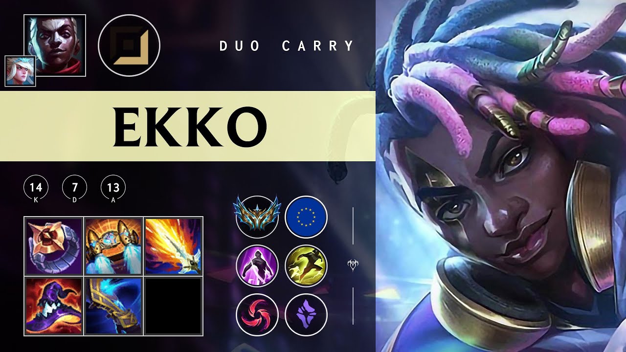 Ekko Carry vs Varus - EUW Challenger Patch 25.22 - YouTube