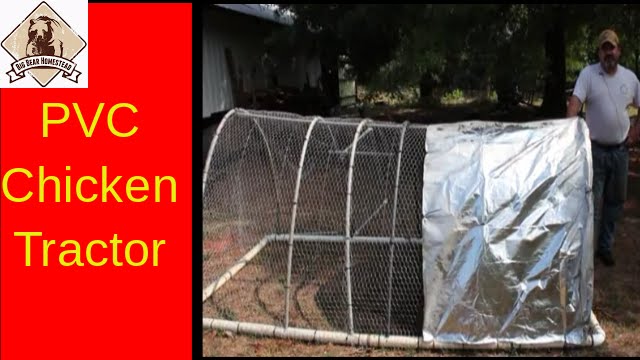 PVC chicken Tractor - YouTube