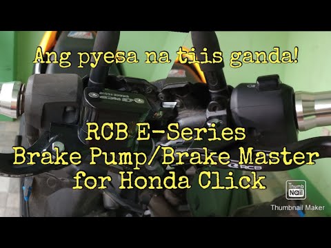 RCB E2 Brake Master/ Brake Pump for Honda Click. Tiis Ganda. Goodbye ...