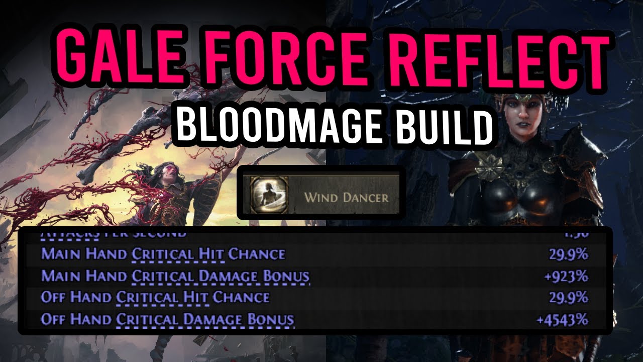 Reflect Bloodmage - Gale Force Explosions | Flexible Reflect Build ...