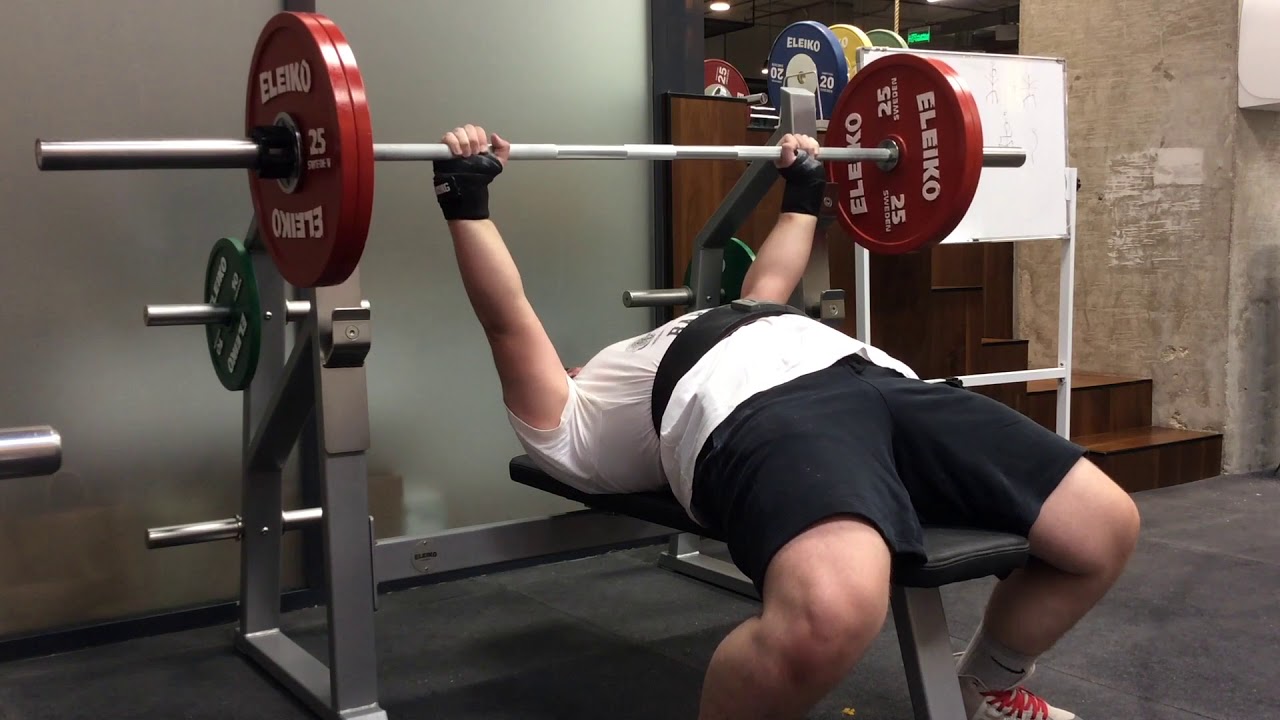 3rd smolov JR bench cycle + max - YouTube