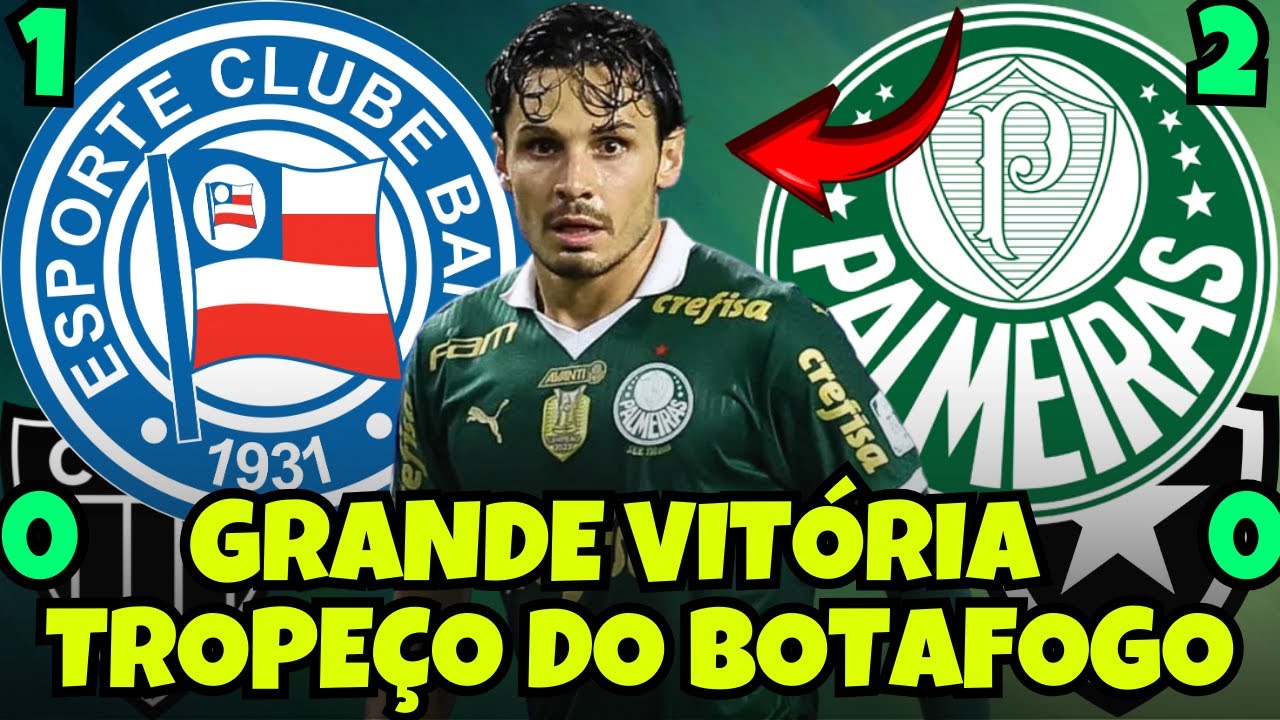 PALMEIRAS VENCE E BOTAFOGO TROPEÇA PELA SEXTA VEZ EM 12 JOGOS - YouTube