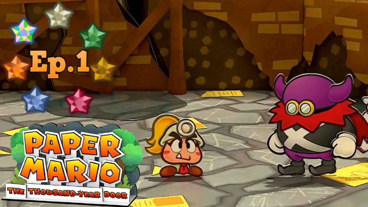 Paper Mario: The Thousand-Year Door Let's Play! Ep.1: Rougeport, Ahoy ...
