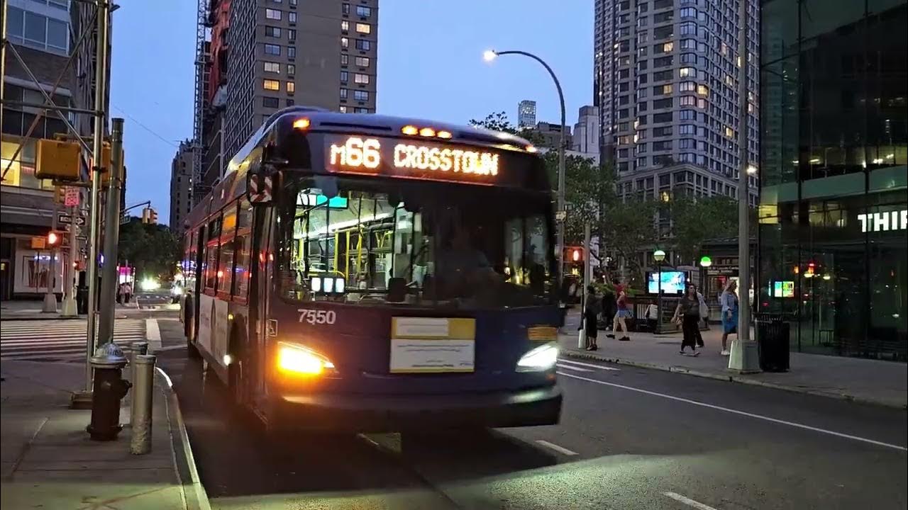 MTA New York City Bus 2018 New Flyer "Xcelsior" XD40 7550 & 7551 On The ...