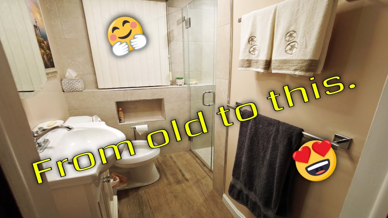 Bathroom tear out and rebuild, start to finish. - YouTube