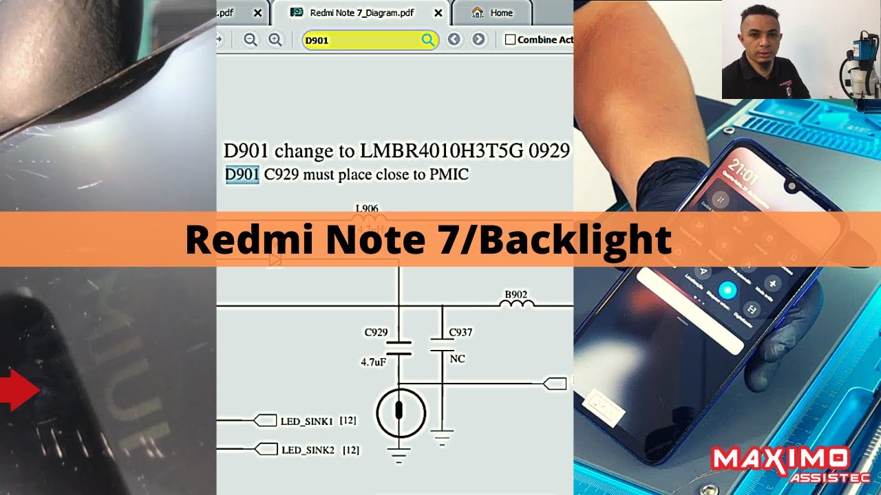 Redmi Note 7 Backlight - YouTube