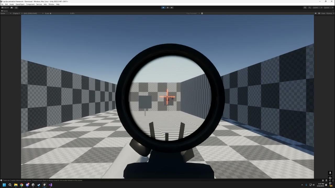 Unity - Custom Scope and Red Dot shader - YouTube