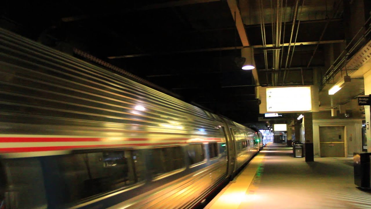 Amtrak NEC: ACS-64 [#602] Test Train Passes Newark Penn RR - YouTube