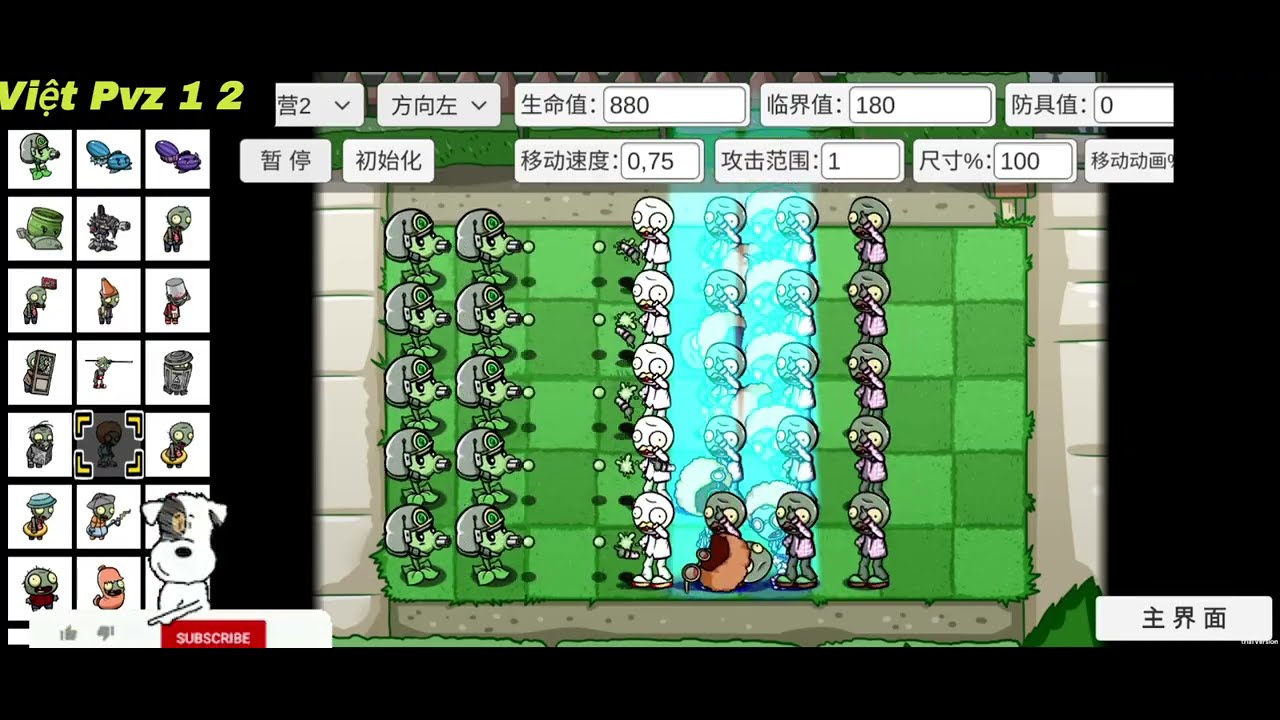 Pvz BT 10 plants vs 10 zombies đại chiến với nhau #pat32 - YouTube