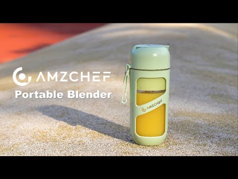 AMZCHEF JC-12 Vacuum Mini Blenders for Gym Travel Office with USB ...