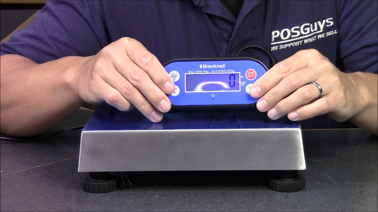 Brecknell Scale - Contactless Tare Setup - YouTube