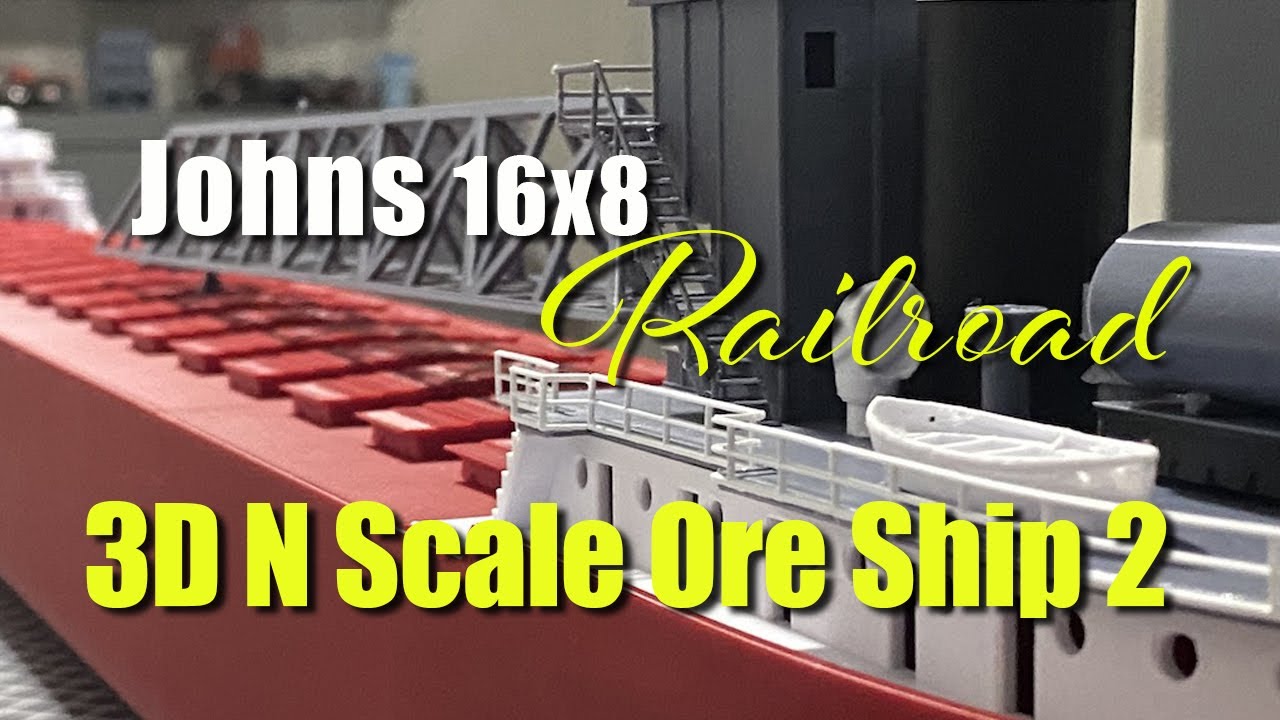 3D Printed N Scale Bulk Ships Update - YouTube