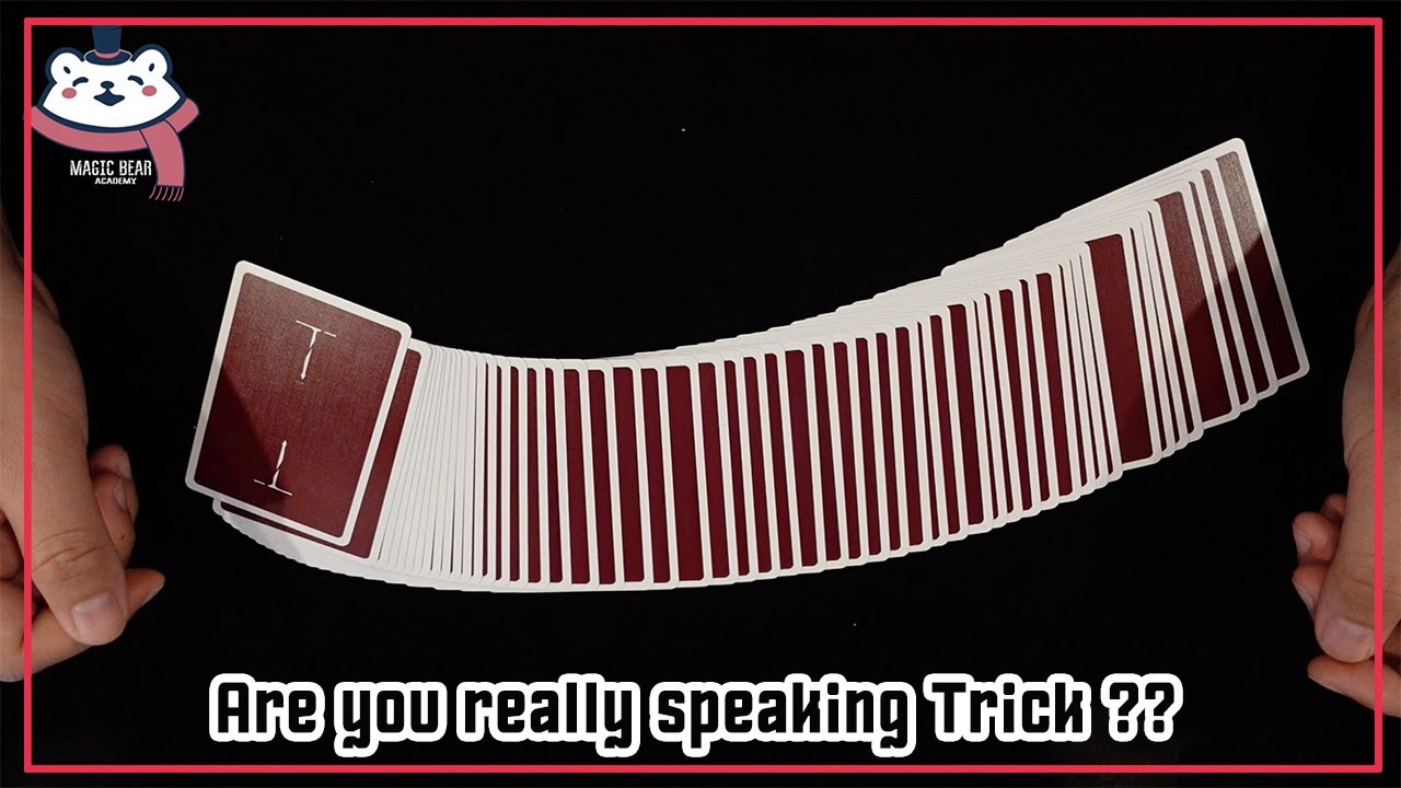 สอนมายากลไพ่ Magic Bear l Are you really speaking Trick ?? - YouTube