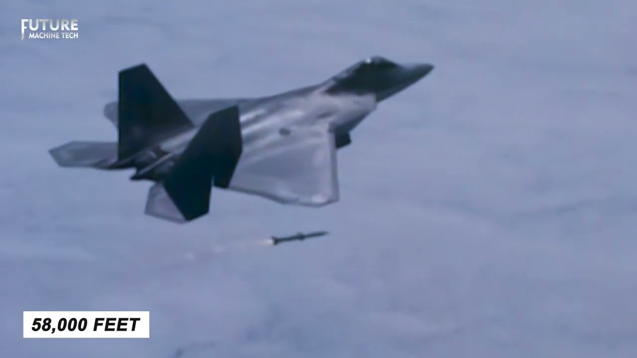 Footage of F-22 Raptor Shooting Down Chinese Spy Balloon - YouTube