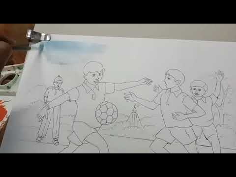 Memory drawing colouring - YouTube