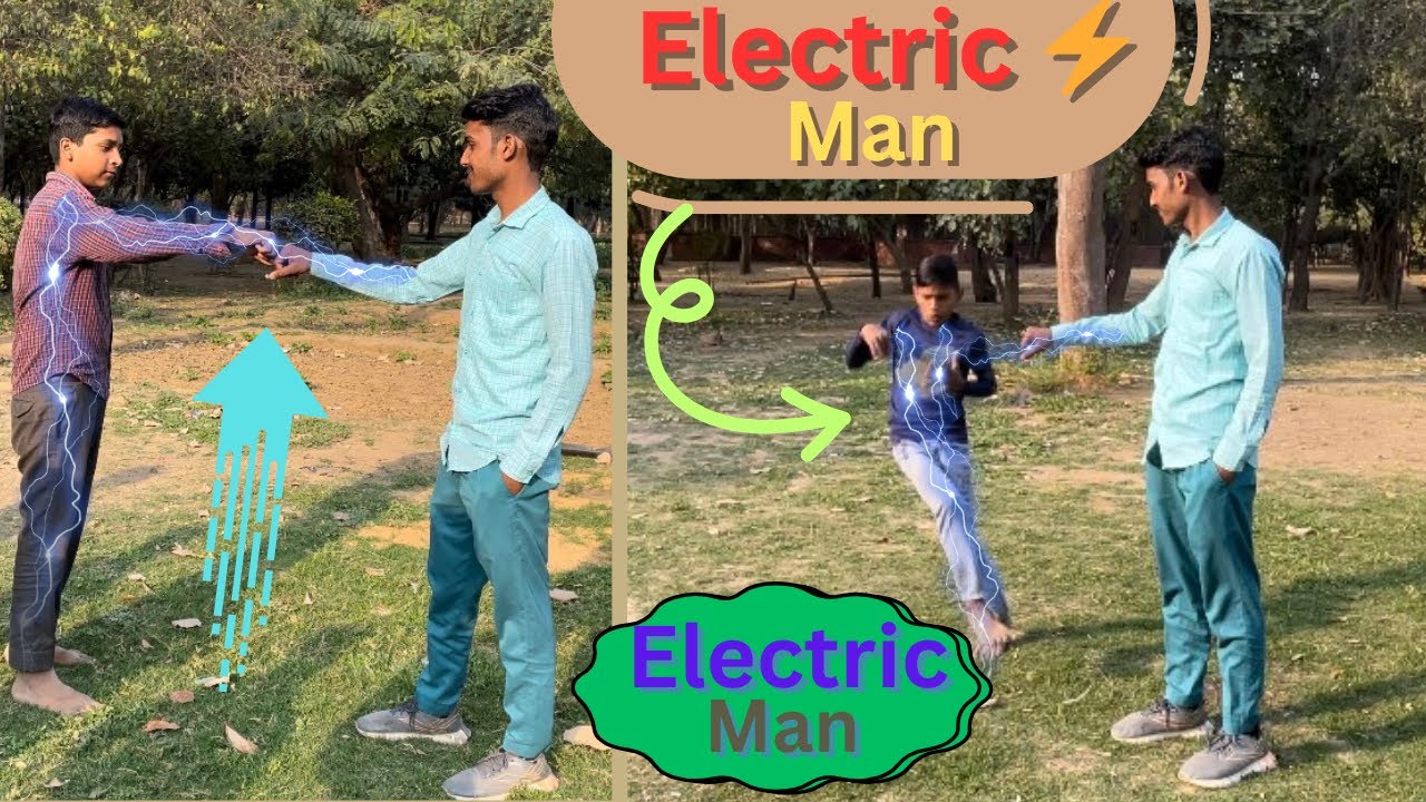 electric man kaise bane ⚡️ how to make electric man ⚡️ electric man ...