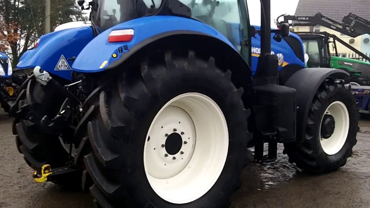 New Holland T7.190 P/C 50KPH c/w Front Linkage - YouTube