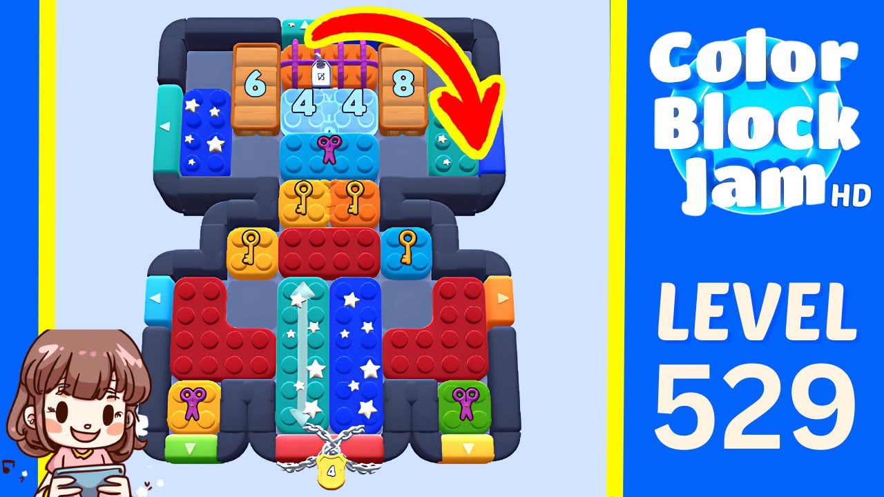 Color Block Jam Level 529 Solution Walkthrough - YouTube
