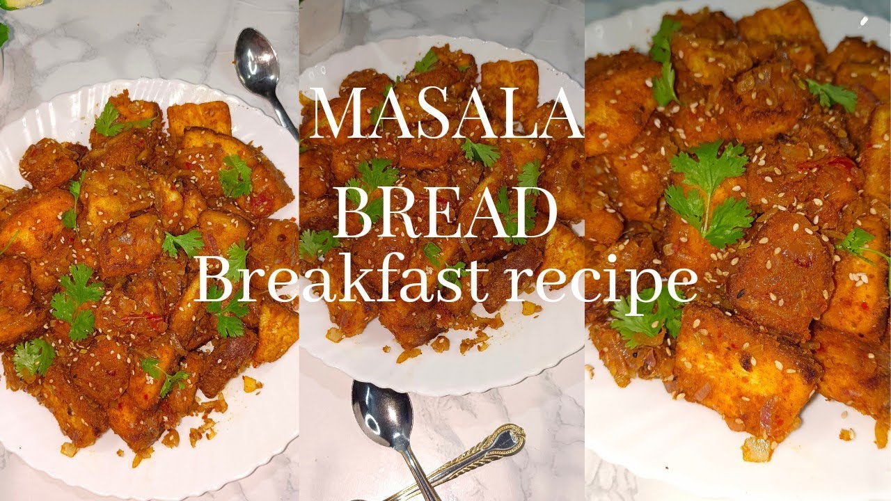 Bread masala recipe | masala bread | How to make bread masala| spicy ...