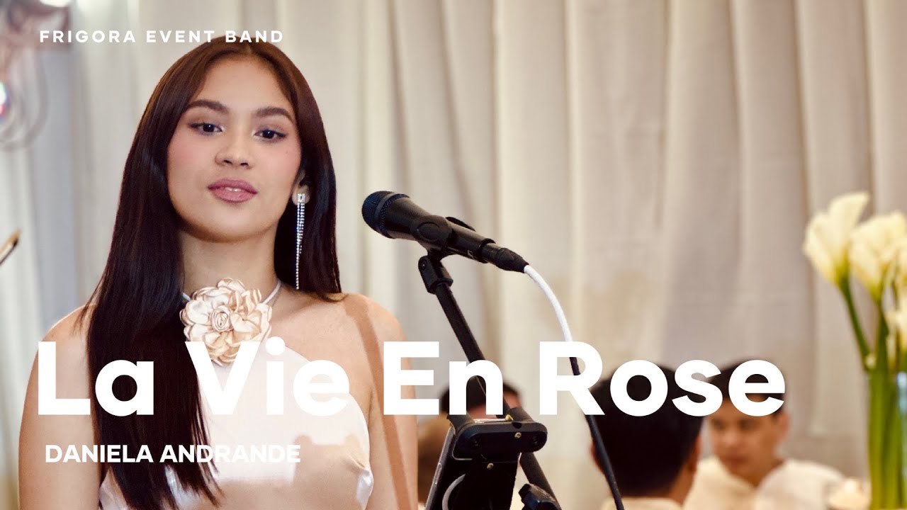 La Vie En Rose (cover) - Daniela Andrade, Edith Piaf | Frigora Event Band - YouTube