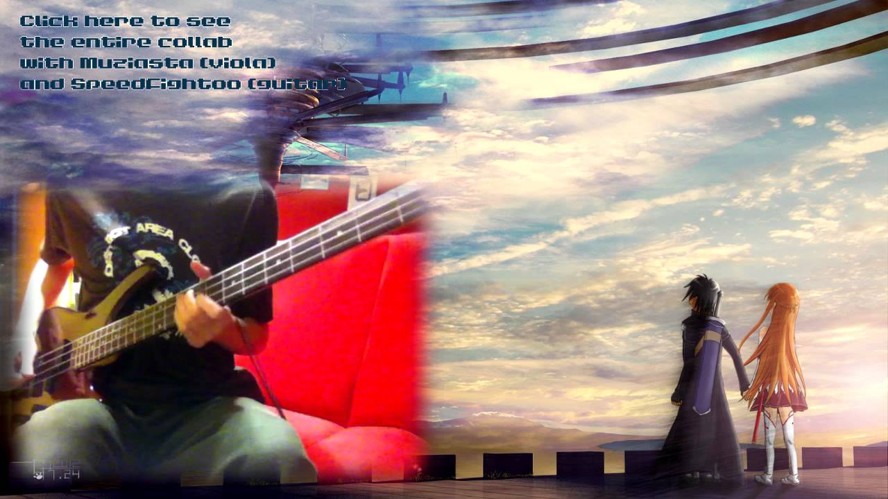 Sword Art Online OP | bass cover | LiSA - crossing field - YouTube