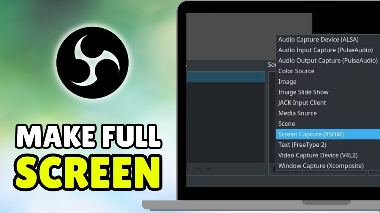How to Make Game Capture Full Screen OBS (2026) - How To Use Game ...