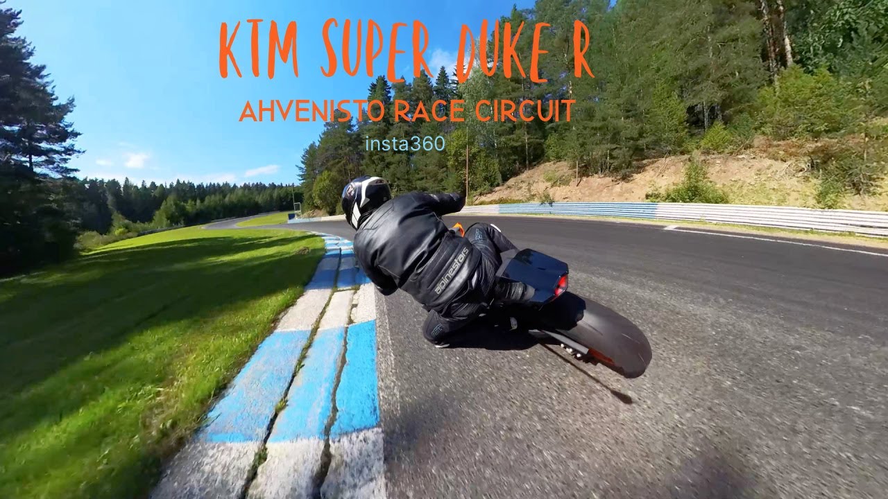 KTM Super Duke R gen 3 at Ahvenisto race circuit - YouTube